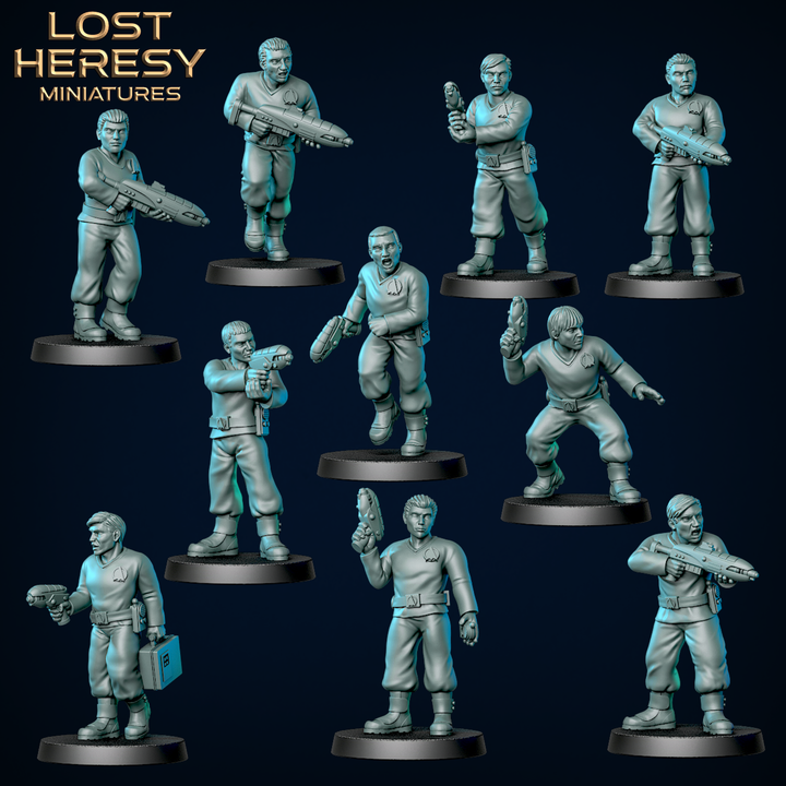 Away Team Red – Lost Heresy Miniatures