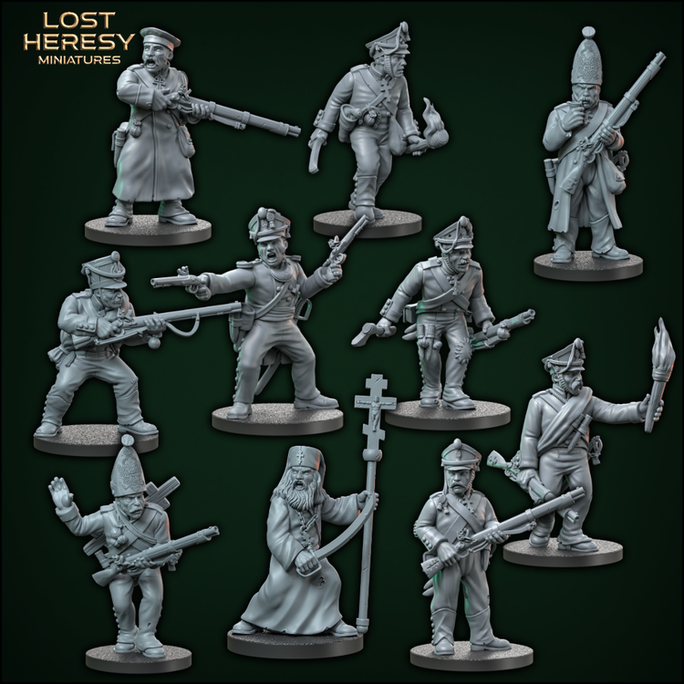 Lost Heresy Miniatures for 28mm tabletop Sci-fi & Fantasy wargames
