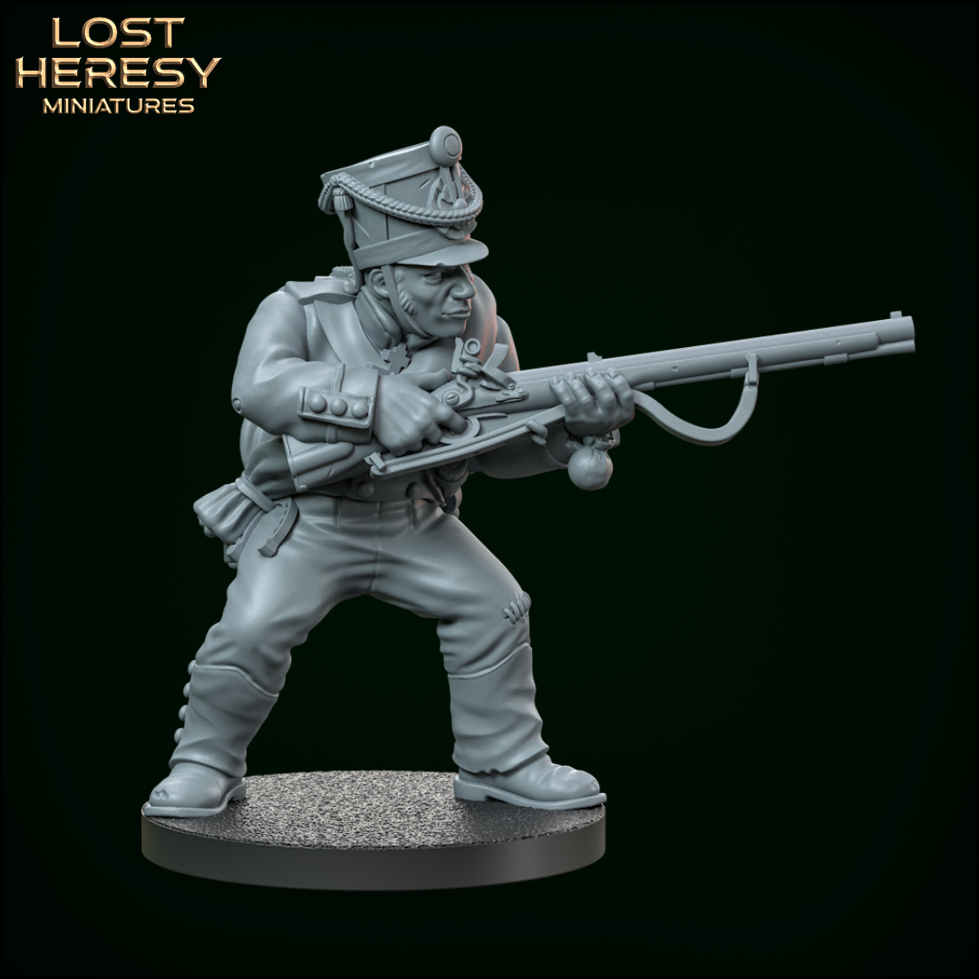 Russian Gothic Napoleonic Rifleman – Lost Heresy Miniatures